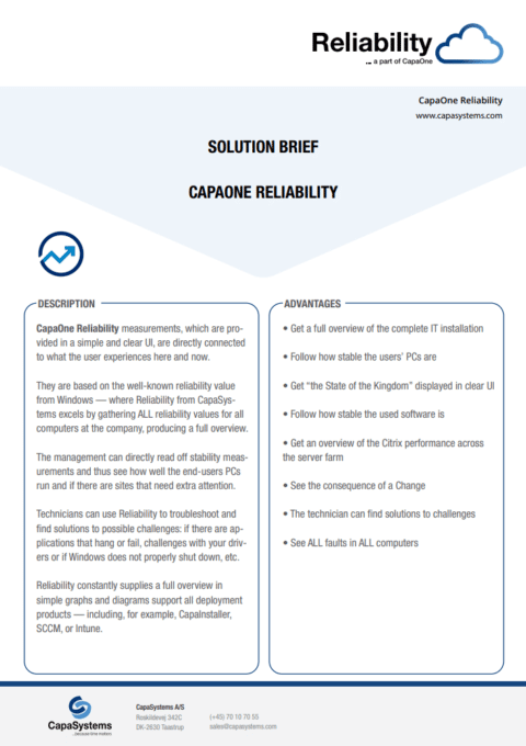 CapaOne - Driver Update Software | CapaSystems